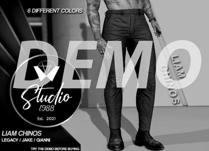 Second Life Marketplace - Studio 1988_Liam Chinos DEMO
